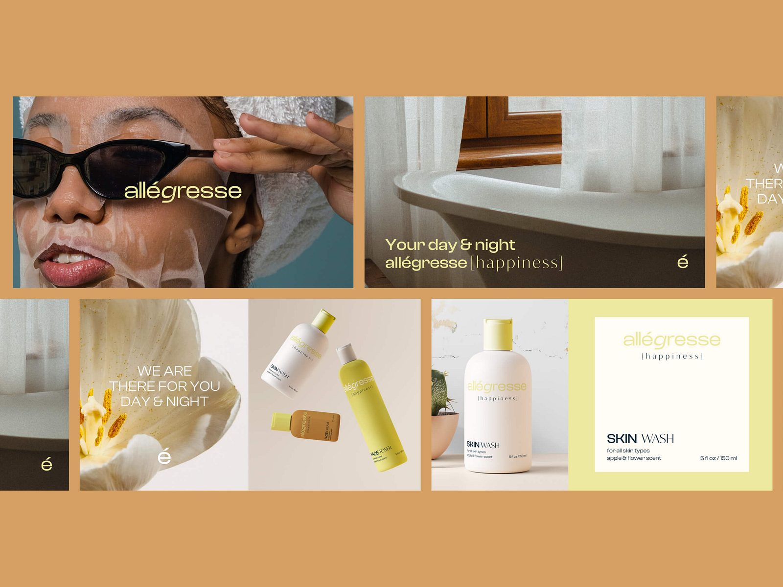 🌿Allegresse: Beauty Brand Identity by Deka Agency 🇺🇦 on Dribbble