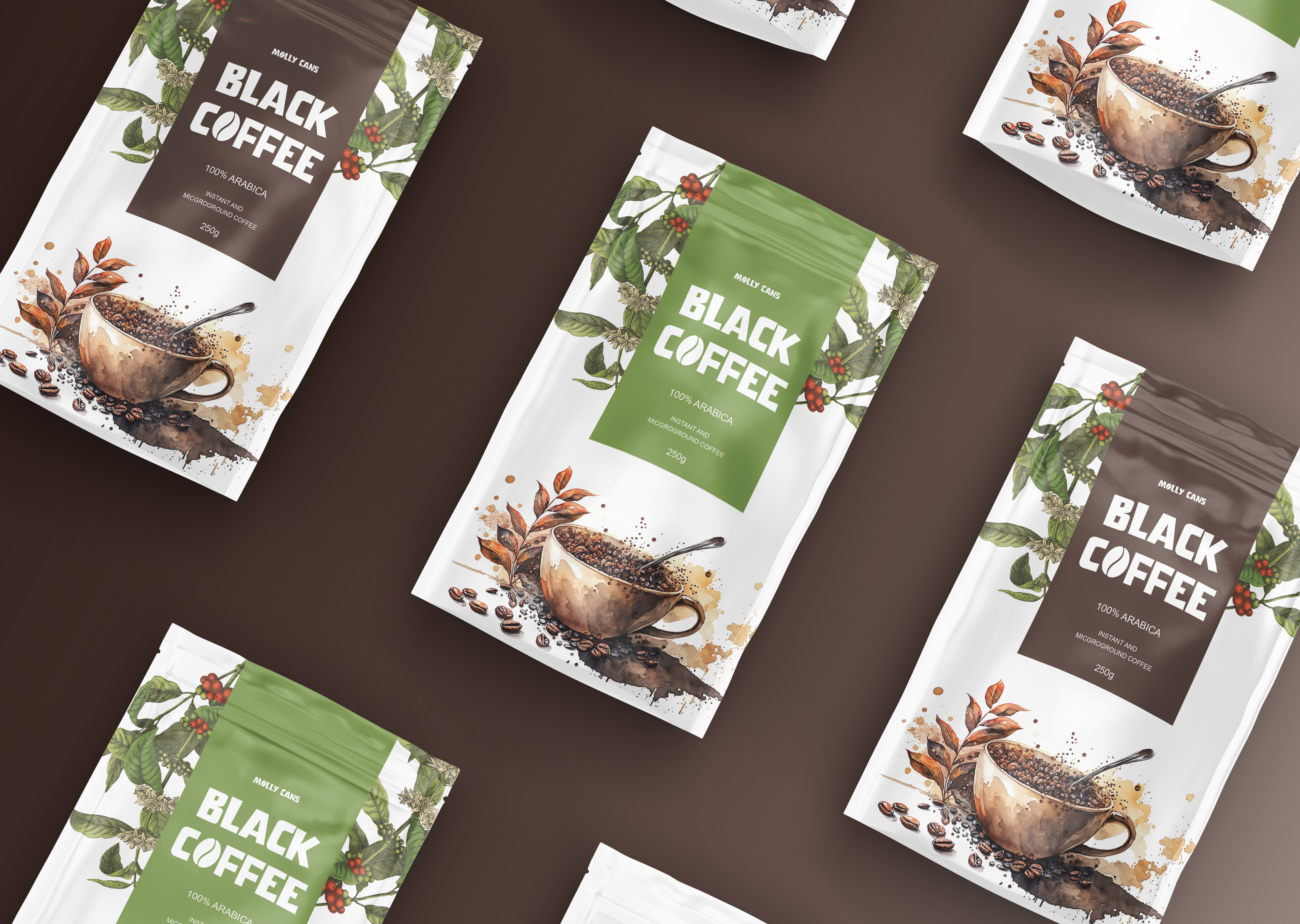 Coffee Bag Packaging designs, themes, templates and downloadable ...