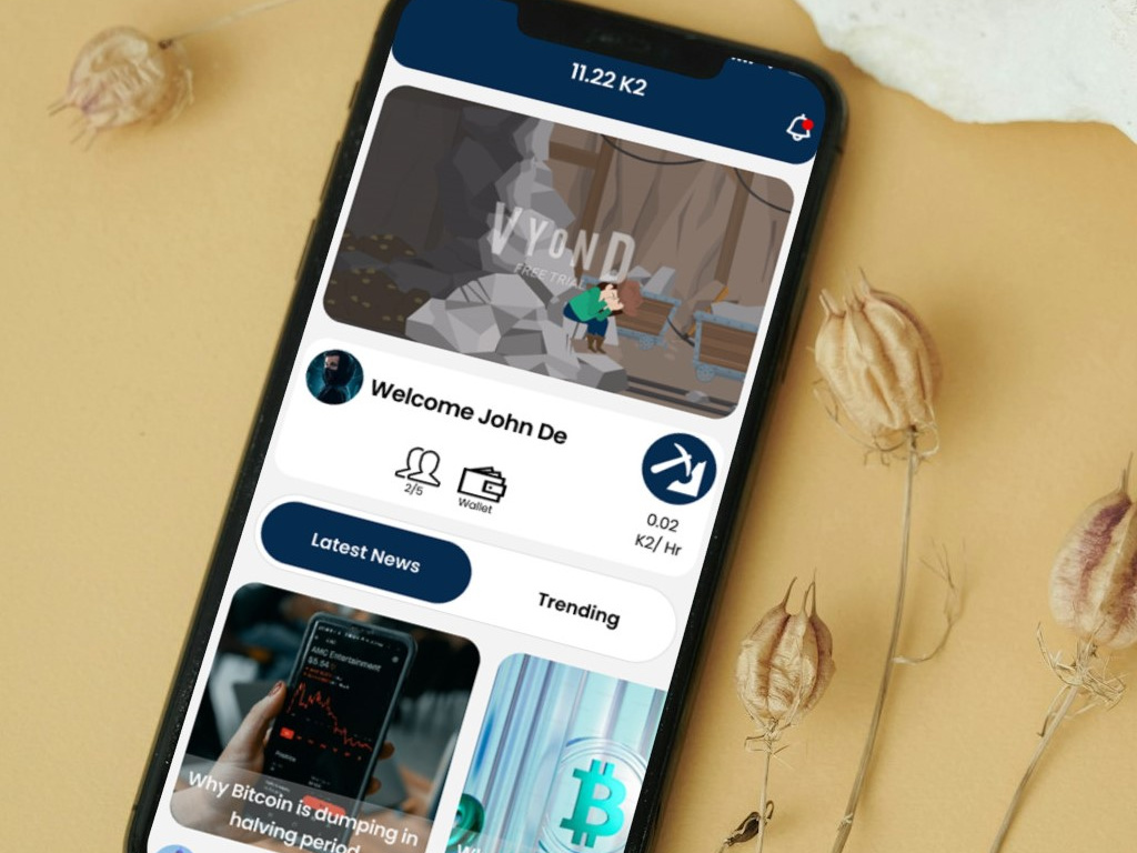 Mining app UI design by Inam on Dribbble