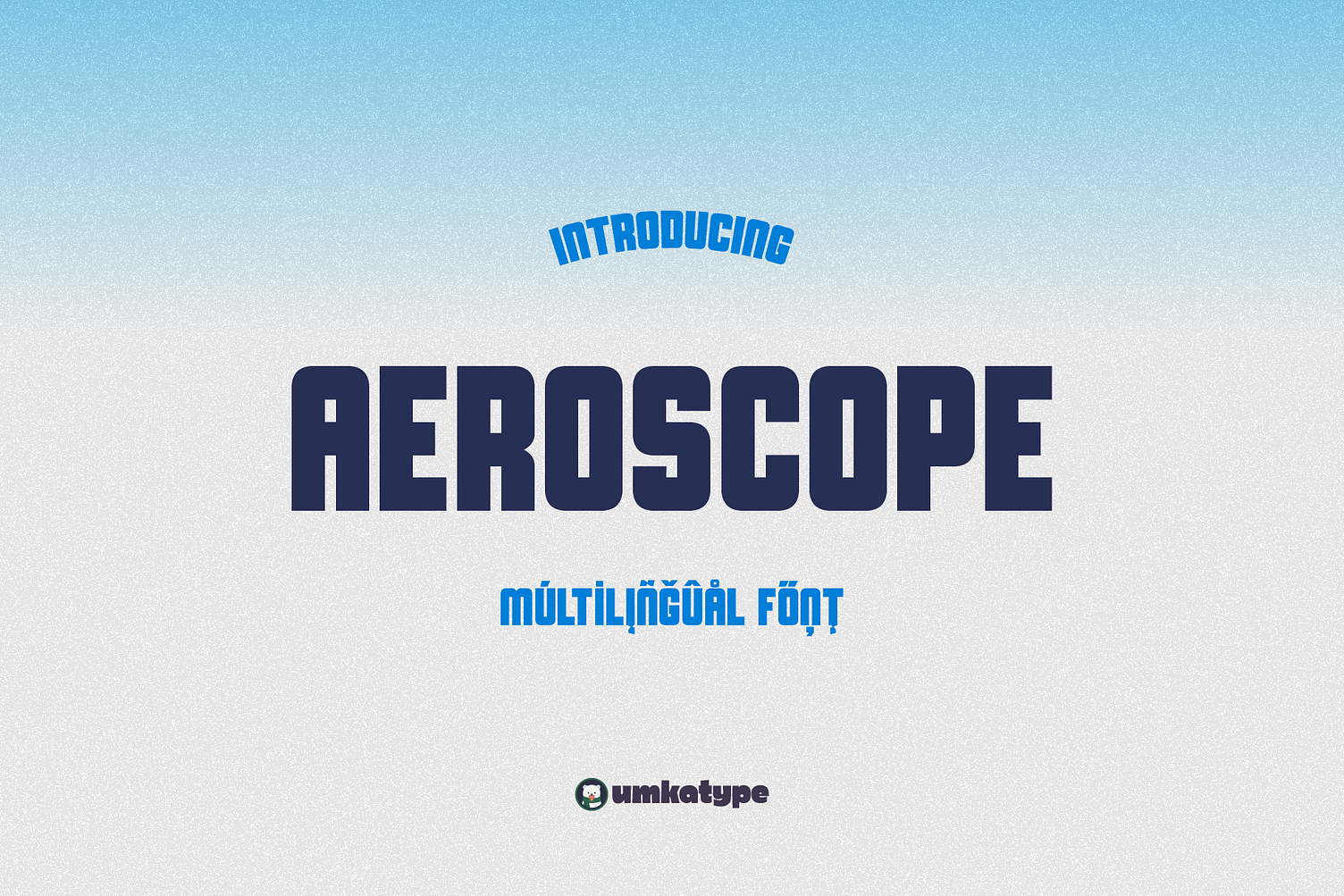 Aeroscope - Display Font by Umka on Dribbble