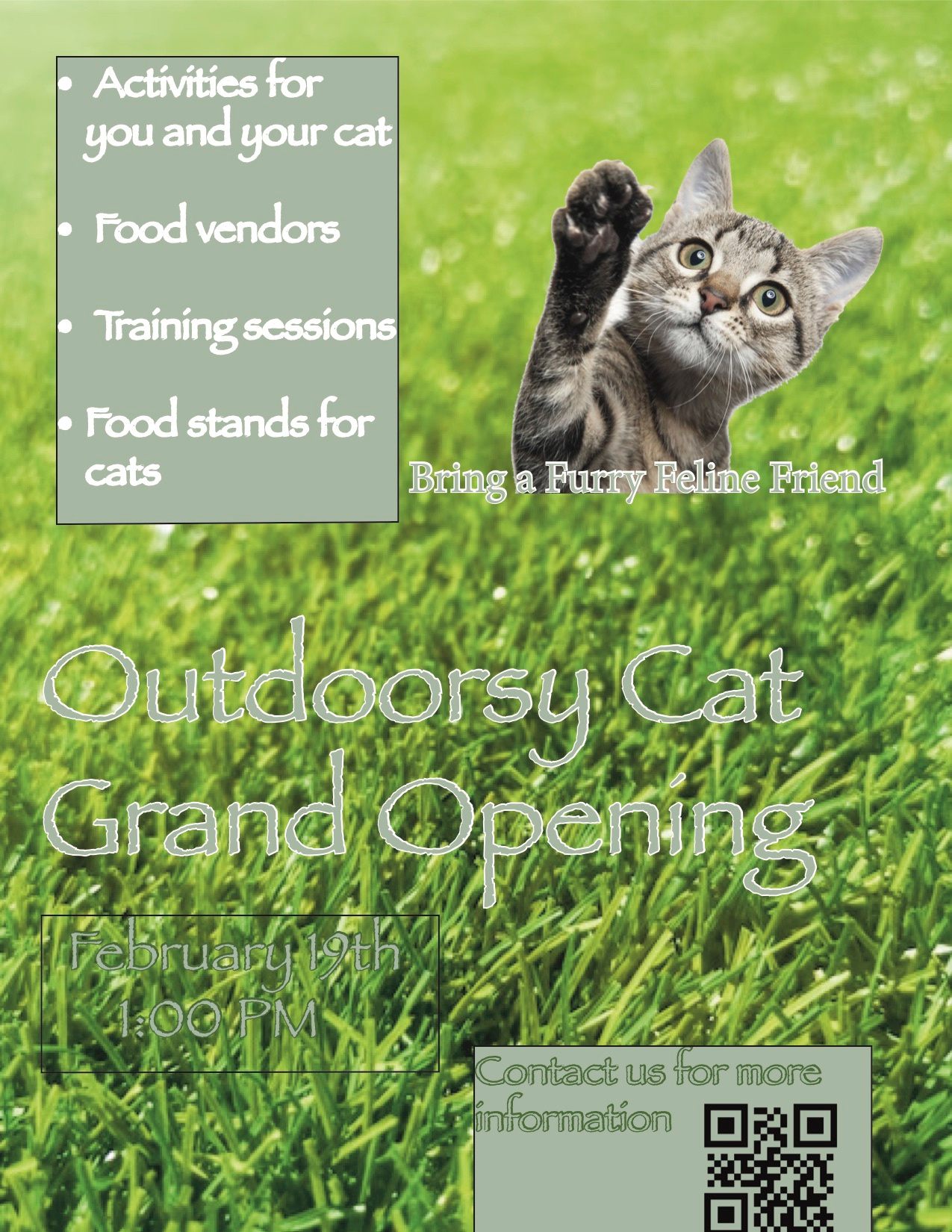OutDoorsy Cat Magazine Ad by Leidi Cespedes on Dribbble