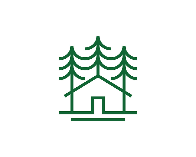 Pine House Logo by Pixes on Dribbble