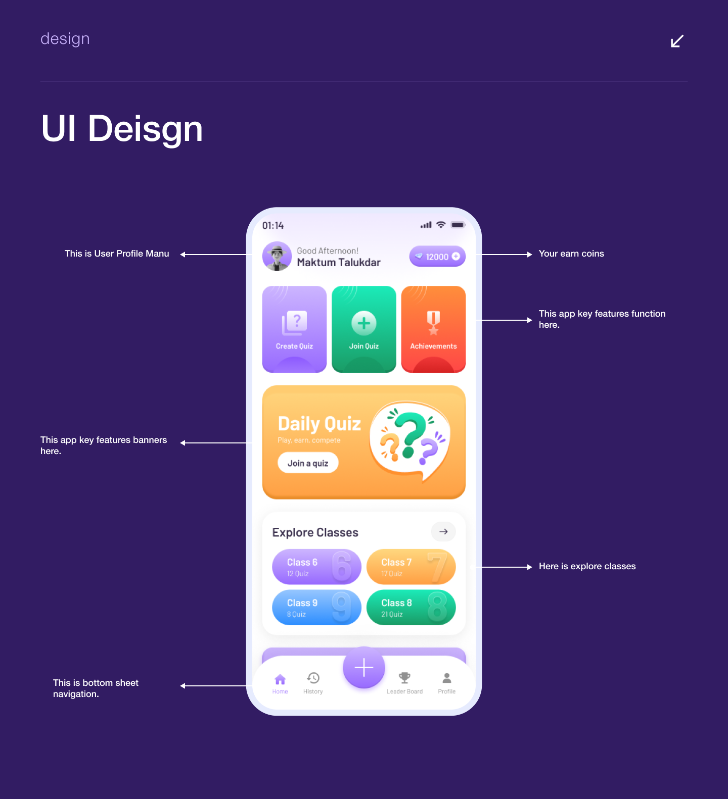 Quizkwik Trivia And Quiz Mobile App By Asiq M For Netro Systems On Dribbble