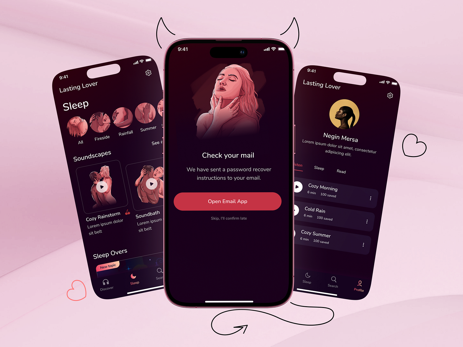 Lasting Lover app by Gapsy Studio on Dribbble