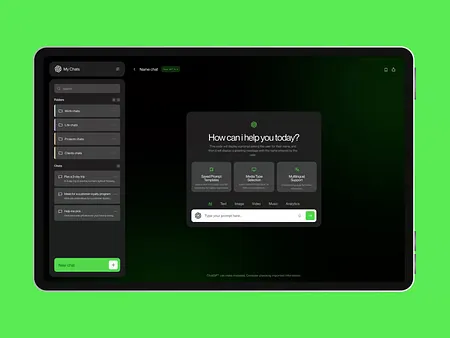 Chatbot UI designs, themes, templates and downloadable graphic elements ...