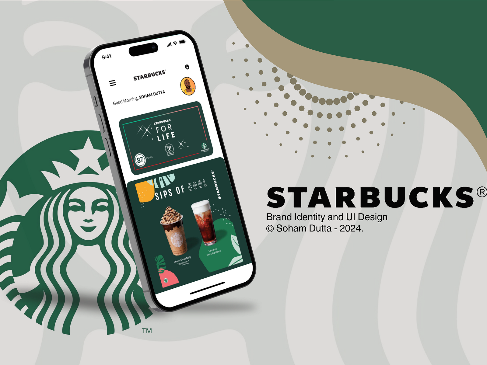 Starbucks - UI Exploration and Brand Identity. by Soham Dutta on Dribbble