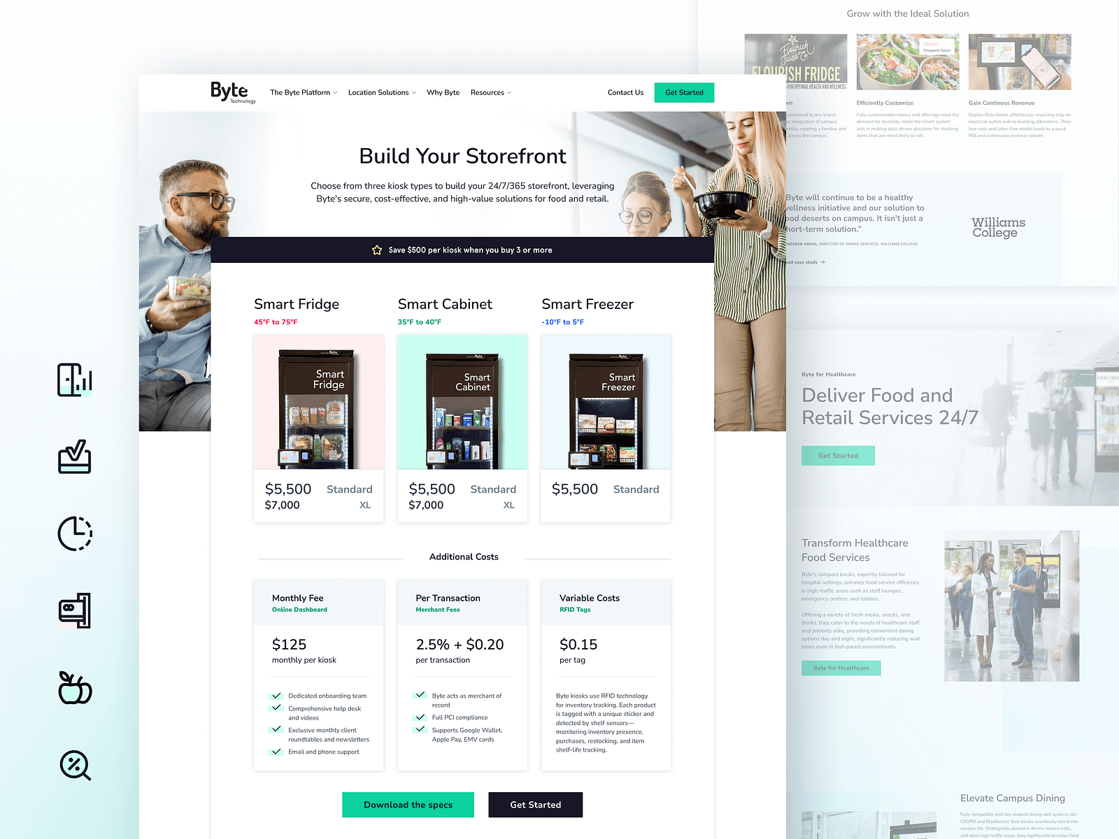 Byte Website Revision by Spencer Ririe for Redstamp on Dribbble