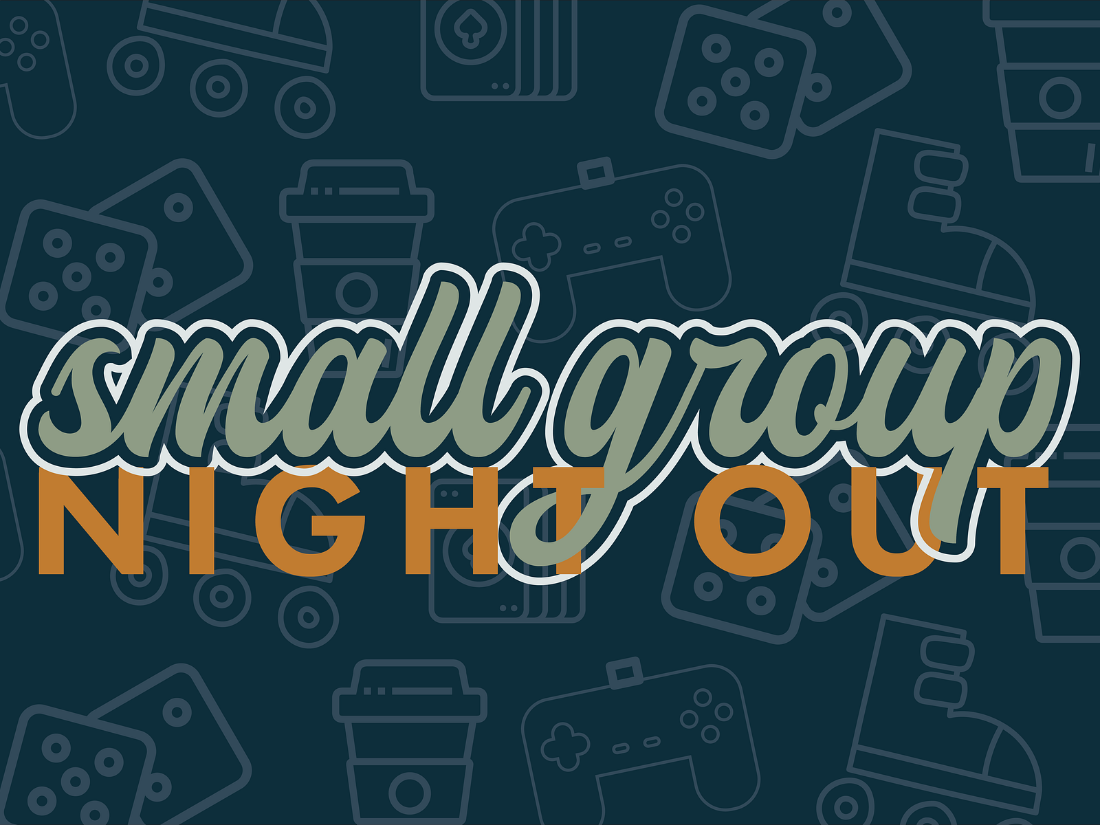Small Group Night Out - Church Graphic by Hayley Smith on Dribbble