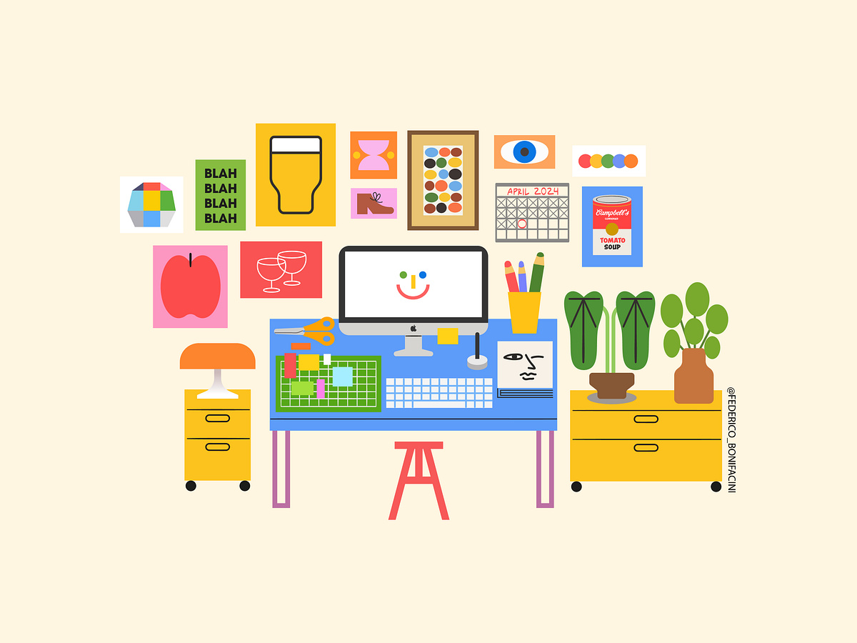 Artist Studio by Federico Bonifacini on Dribbble