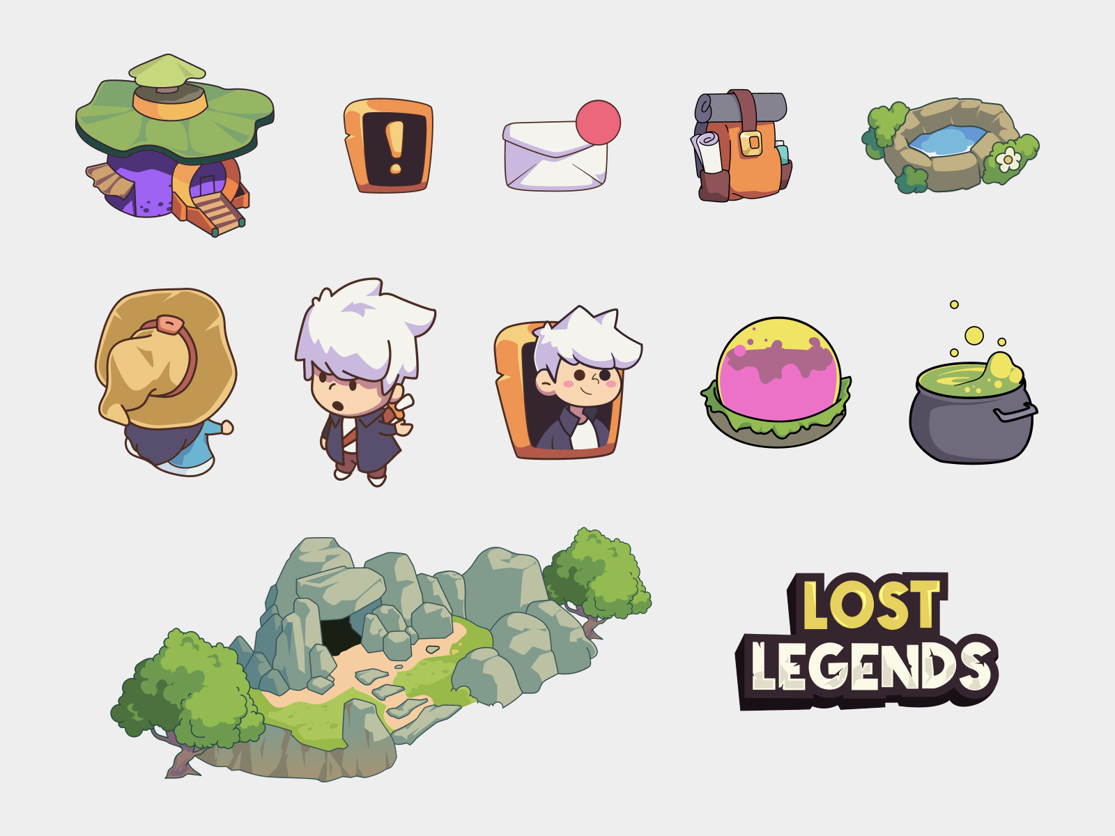 Lost Legends - RPG Game Illustration by Daniel Eka for Orenji Studio on ...