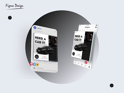 Social media post design in Figma by K_DESAIN on Dribbble