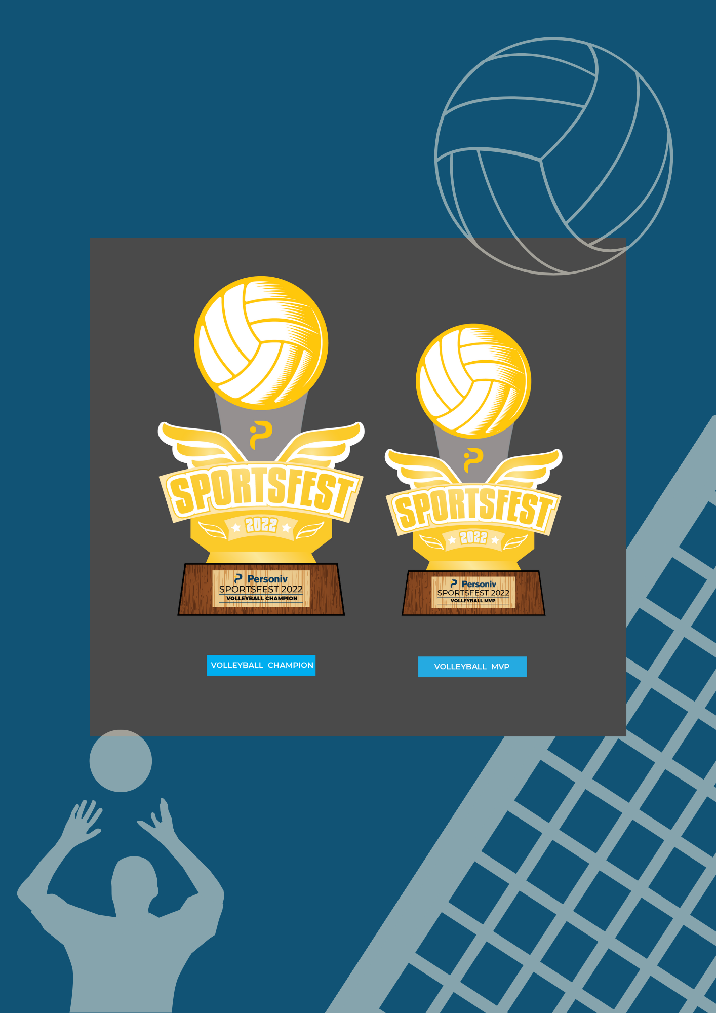 Sportsfest Trophy Design by Paula De Claro on Dribbble