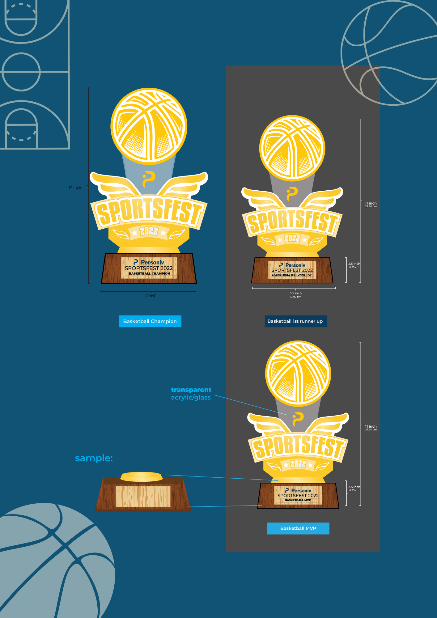 Sportsfest Trophy Design by Paula De Claro on Dribbble