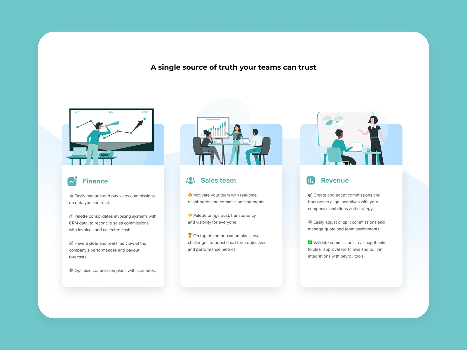 Persona section redesign by Marianna Gonchar on Dribbble