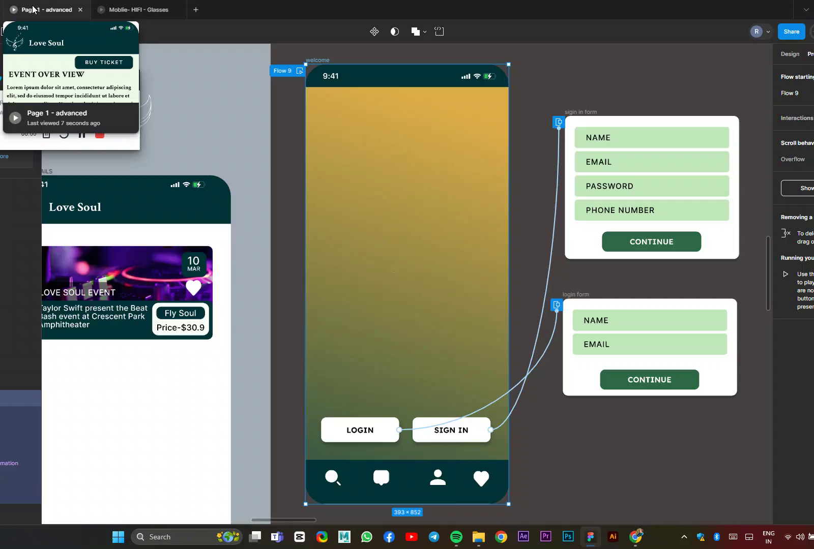 Welcome page animation (Figma) by Radhika Jain on Dribbble