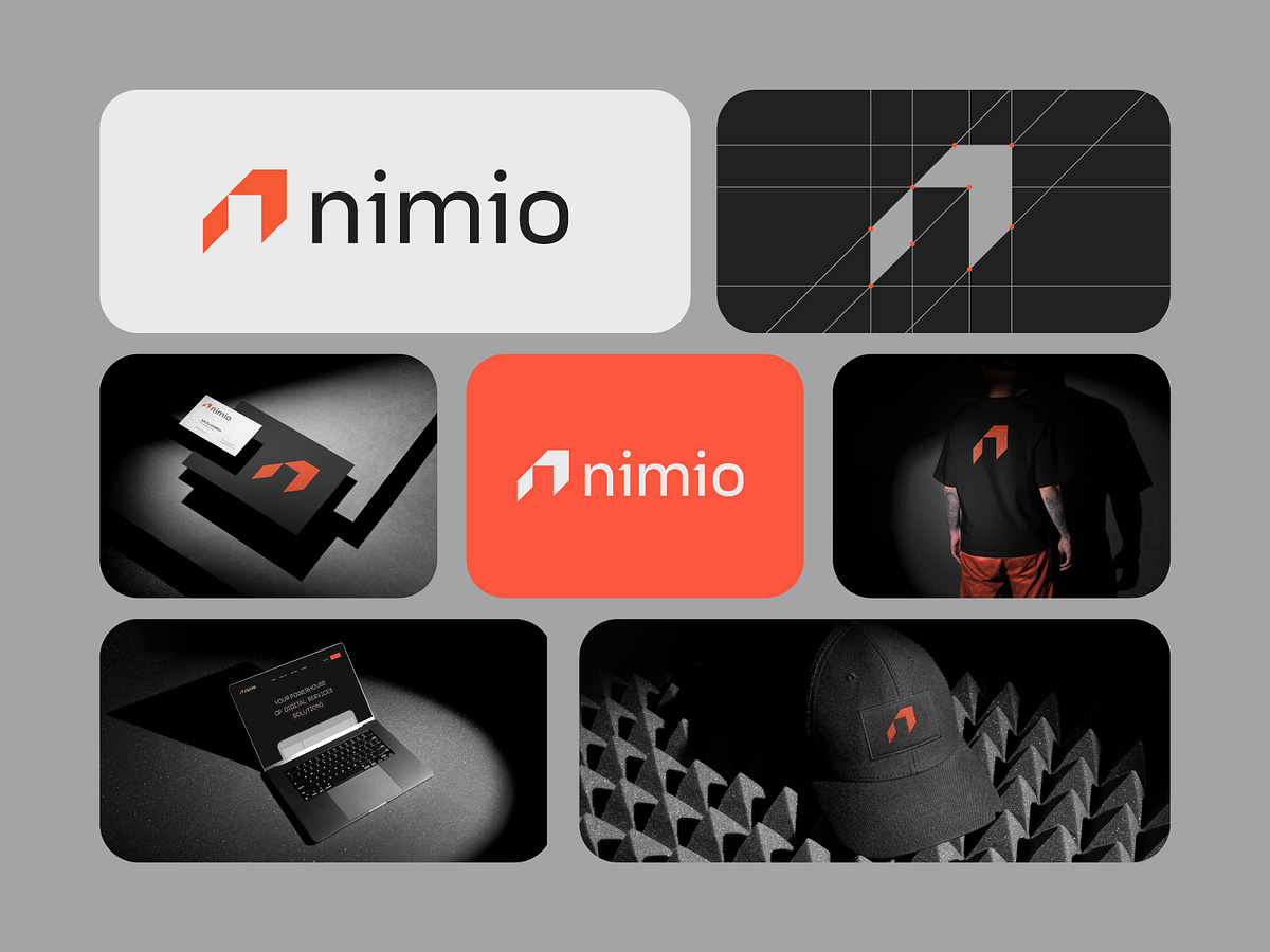 Nimio Brand Identity by Jahid Hasan on Dribbble
