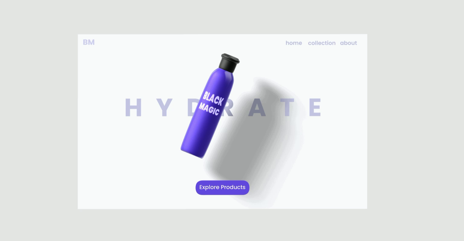 bottle animation by kuro emmanuel on Dribbble