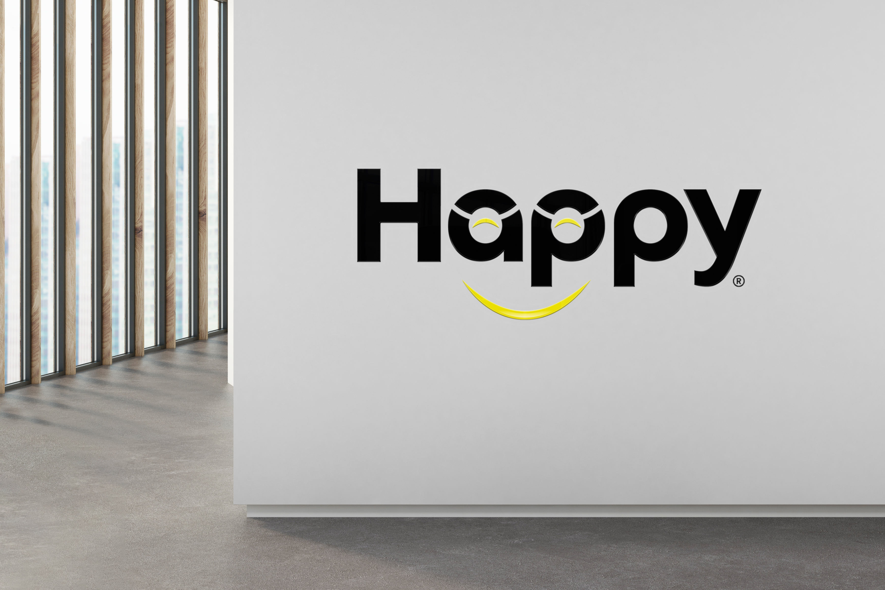 Happy Logo, Wordmark Happy, Smile Logo, Emoji Logo, Lettermark by Md ...