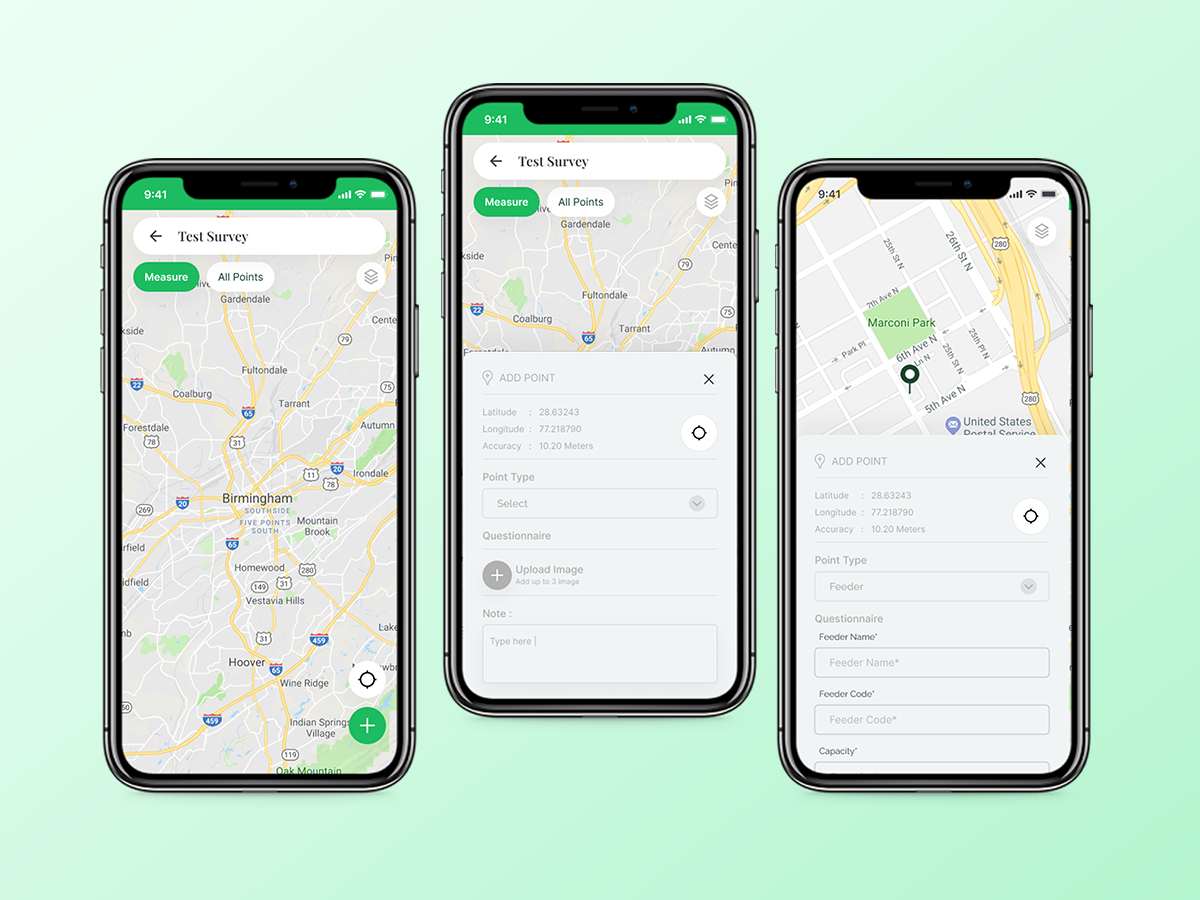 Smart Meter Survey Mobile Application UI Design by Dev Jha on Dribbble