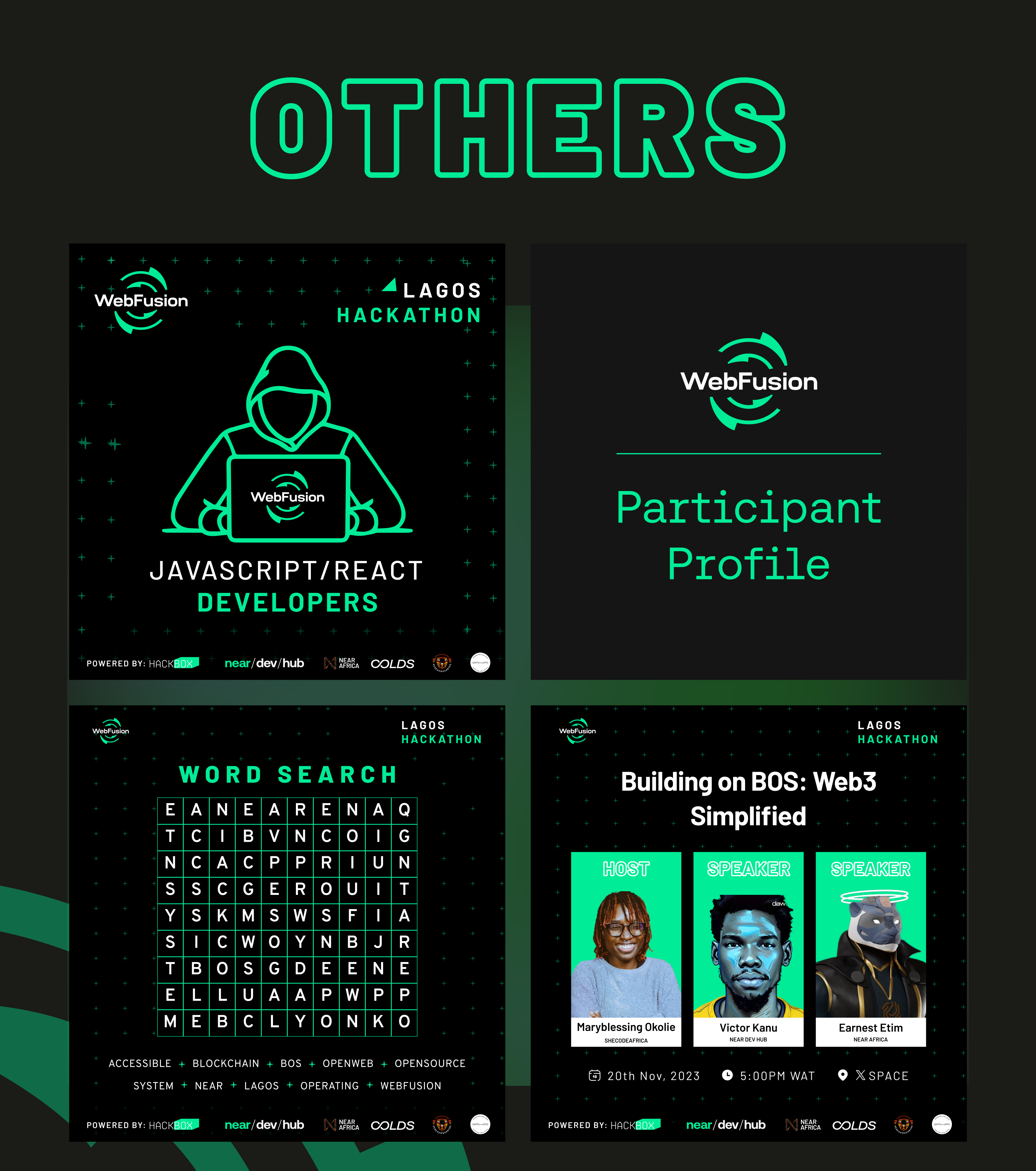 WebFusion Lagos '23 by Michael Adewale on Dribbble