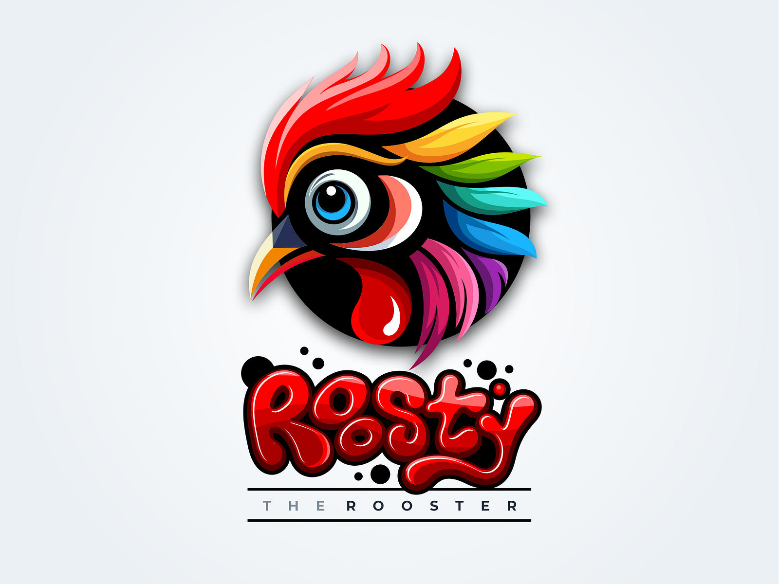 Rooster Logo by Wega Std on Dribbble