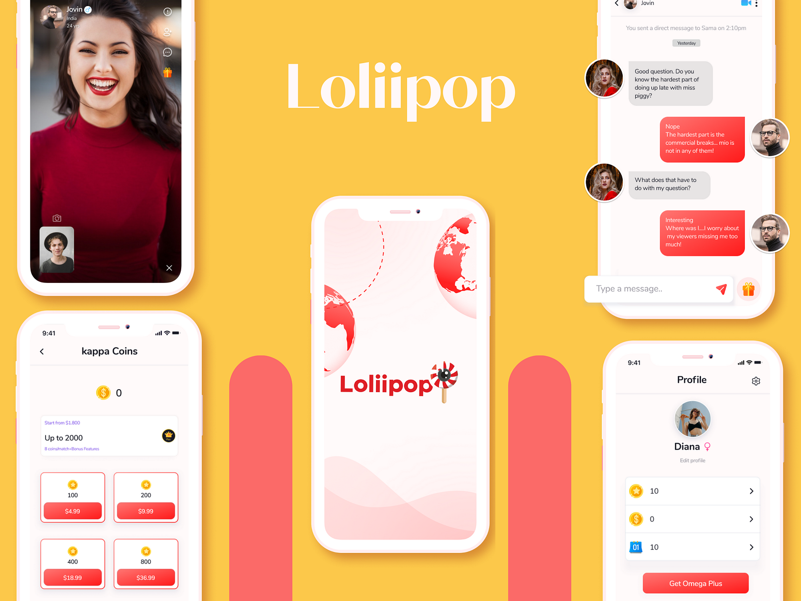 🍭 Lollipop App by Ebizzinfotech on Dribbble