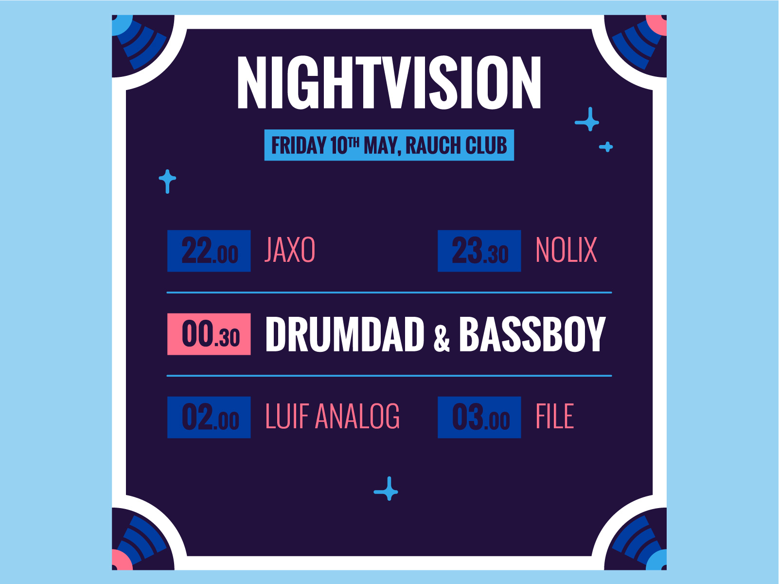 Nightvision Dnb Poster by Davide Mazzuchin on Dribbble