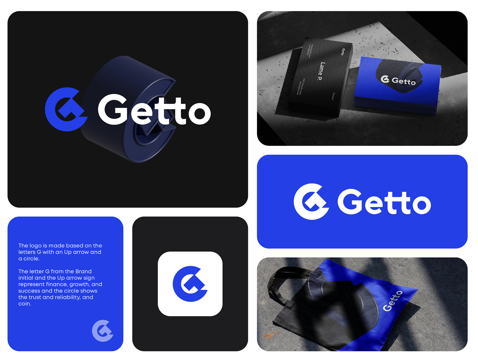 Letter G, Coin, Blockchain, Growth, Finance Logo // Getto by Md Rezaul ...