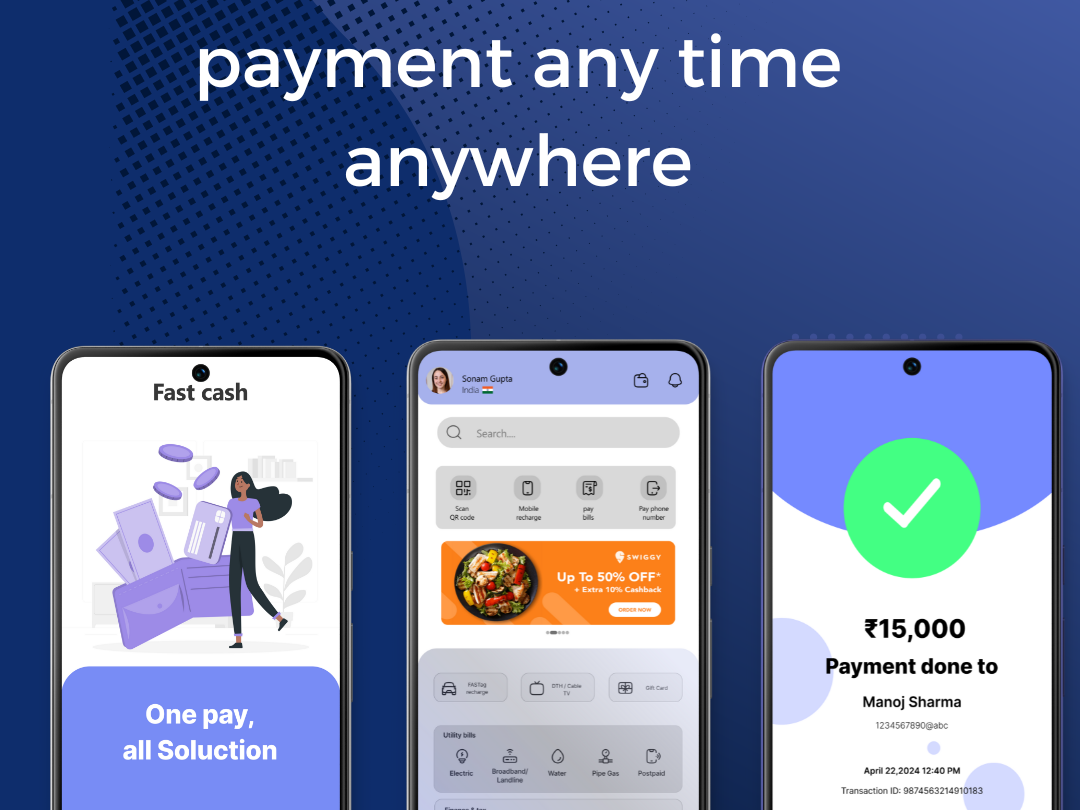 Payment app UI design concept by A. Anurag Achary on Dribbble