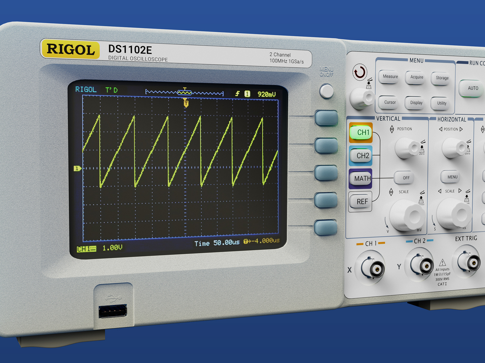3D Model: Oscilloscope RIGOL DS1102E by Jingge Chen on Dribbble