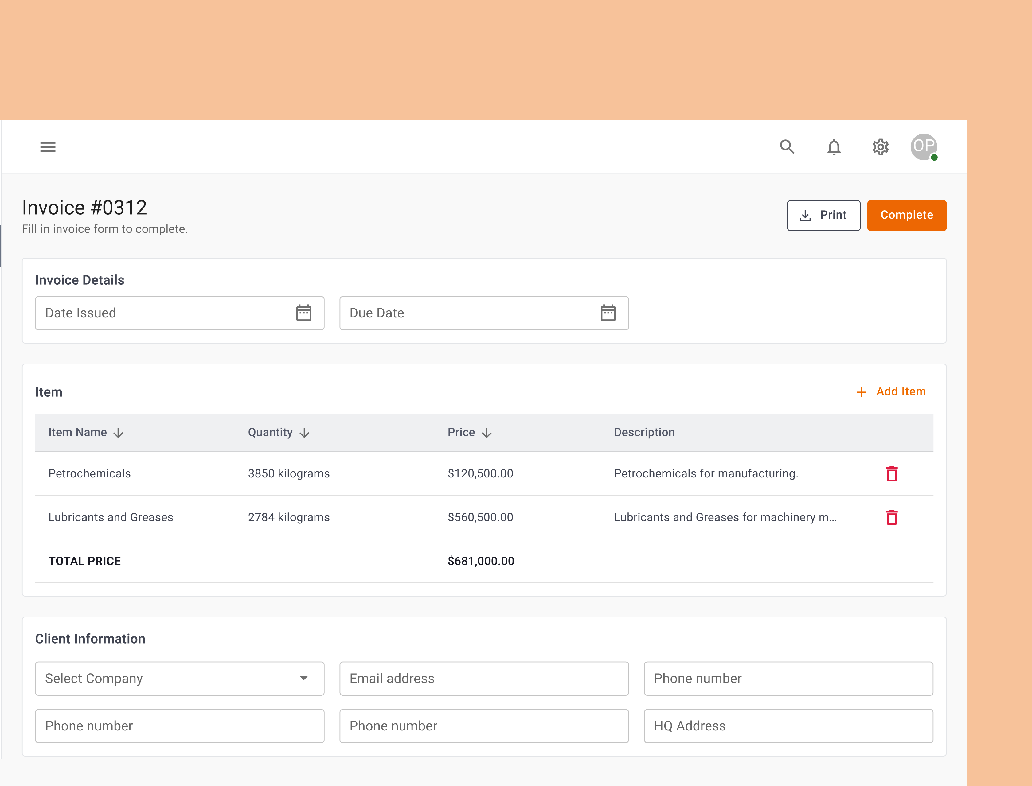 Tax Management App Interface by Honeycomb Software on Dribbble