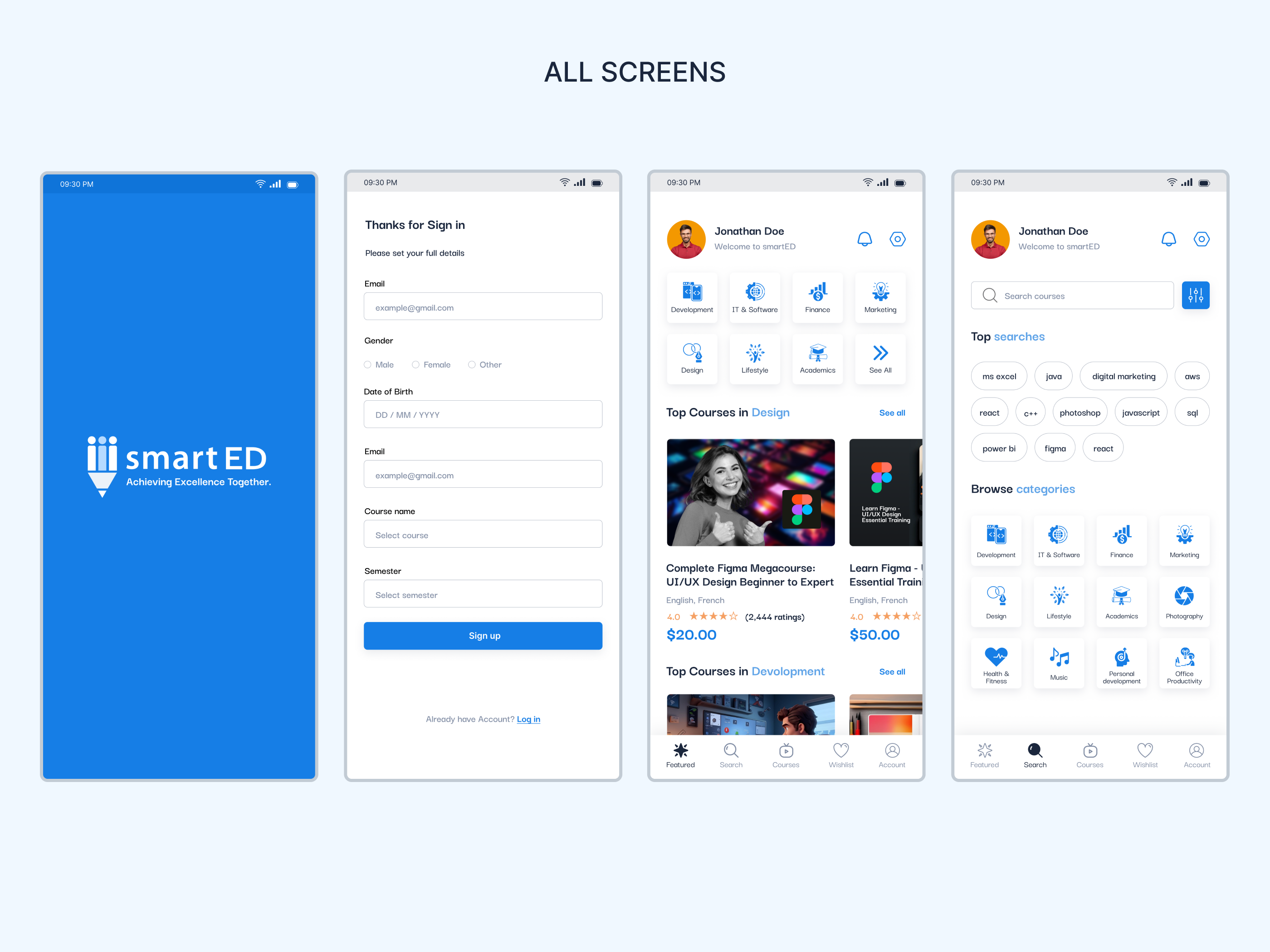 SmartED - Online Learning App by Magicminds on Dribbble