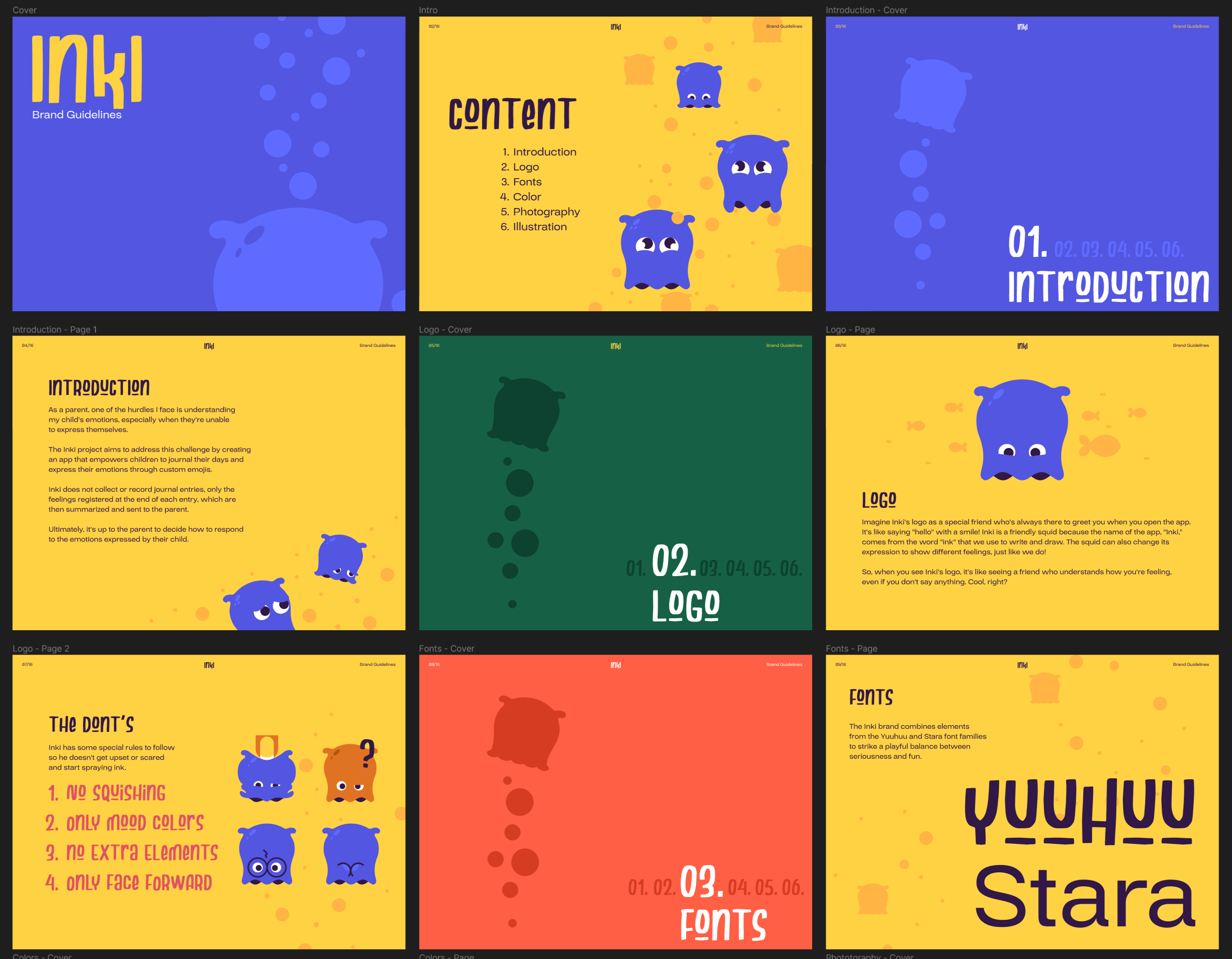 Inki Brand Book by Razvan Vezeteu on Dribbble