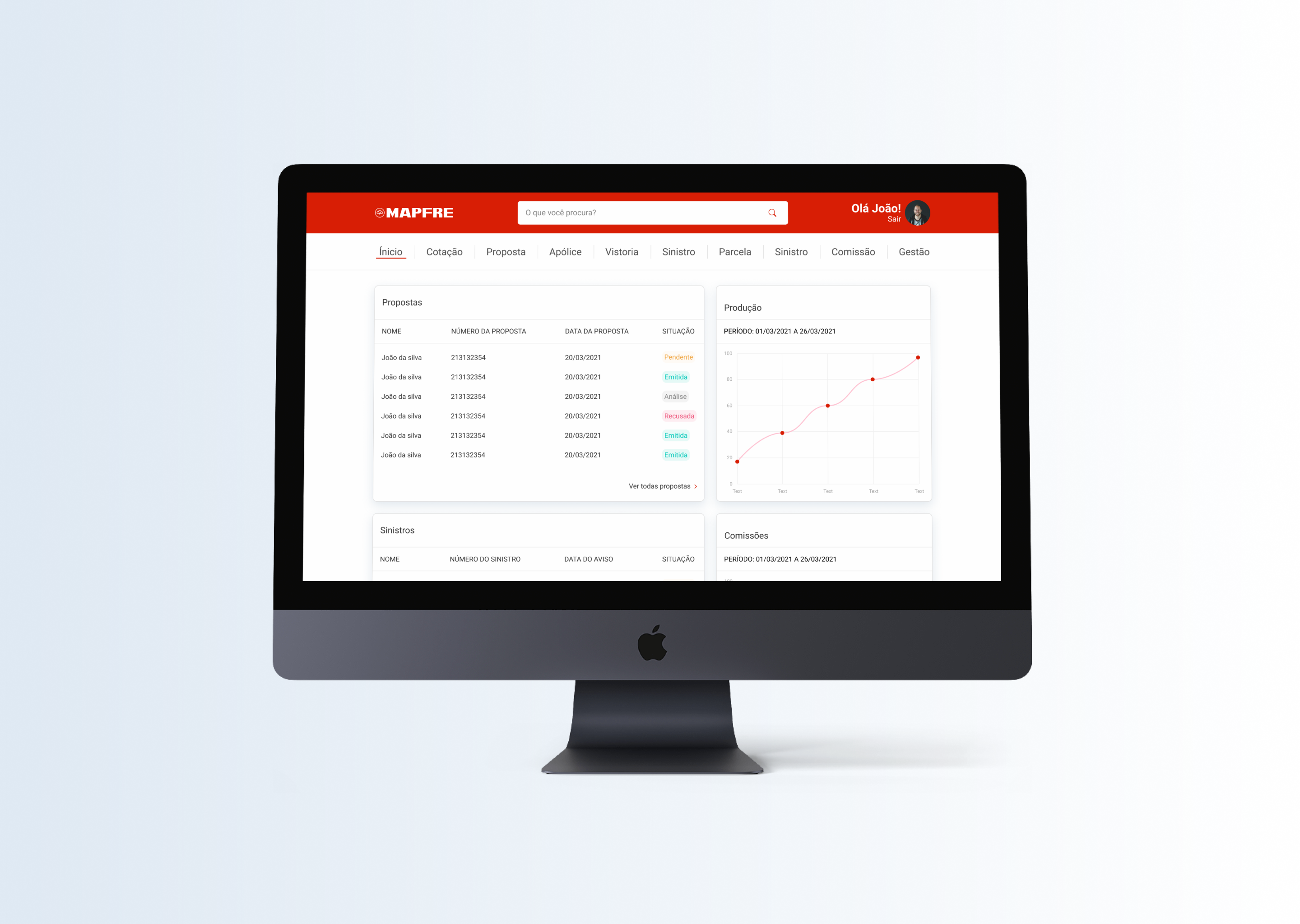 Redesign login Mapfre Seguros by Murilo Fernandes on Dribbble