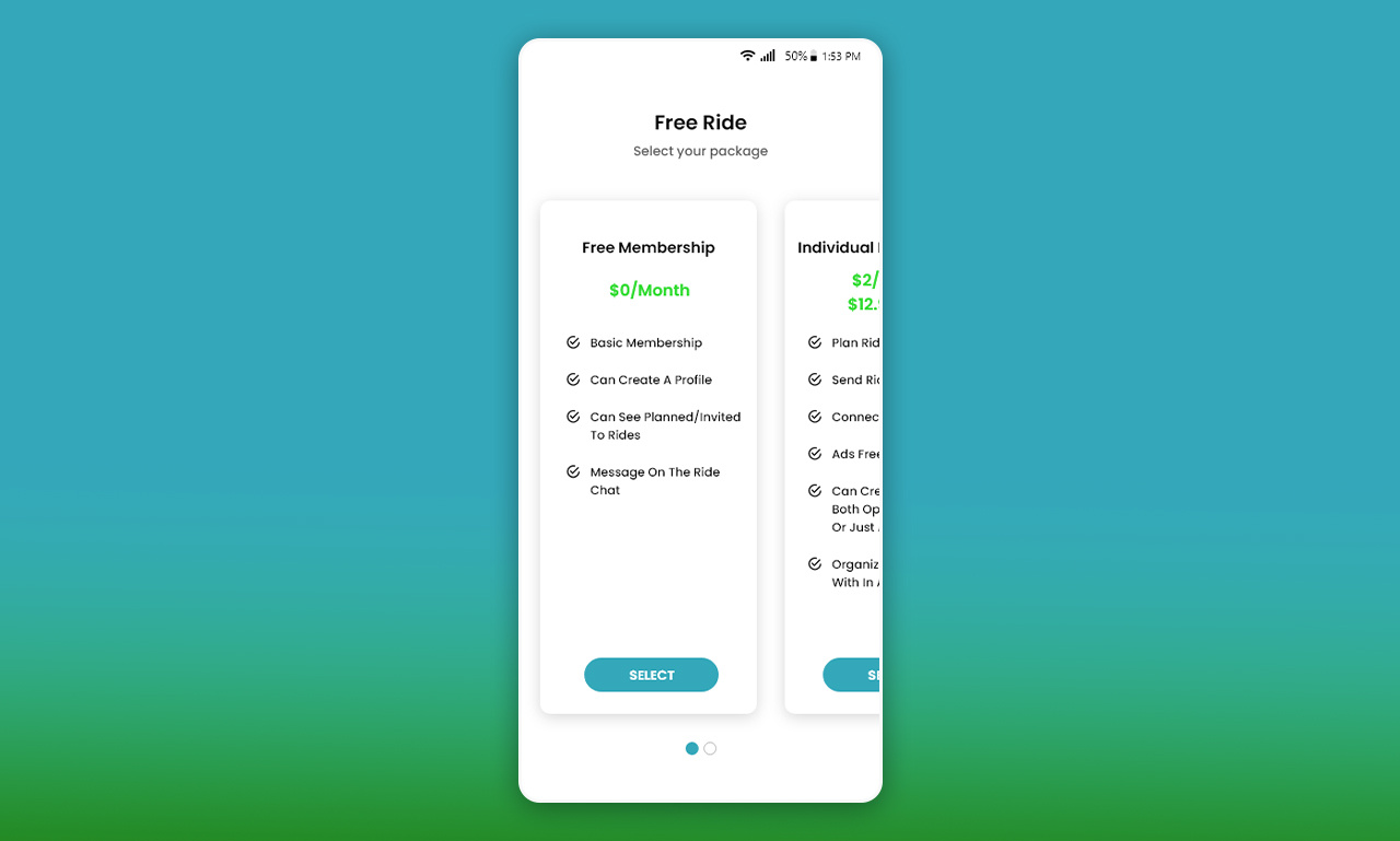 Riding Mobile app - UI UX design by Aftab Ali .dizprime on Dribbble