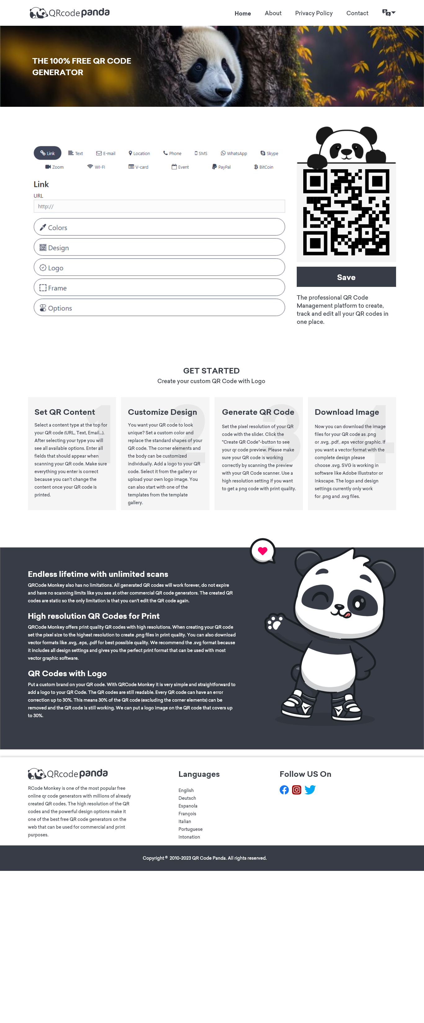QR code scanner - Website design and develop by Aftab Ail on Dribbble