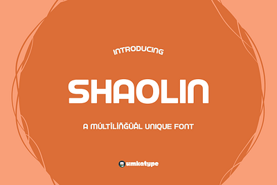 Shaolin - Display Font by Umka on Dribbble