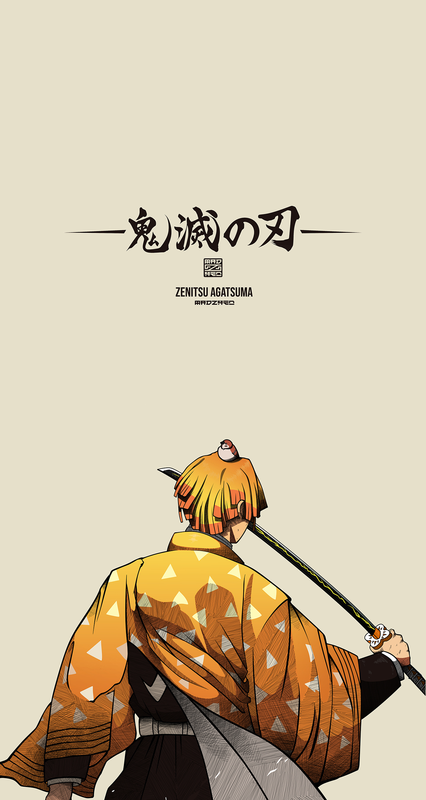 Zenitsu Agatsuma by MADZ4EN on Dribbble