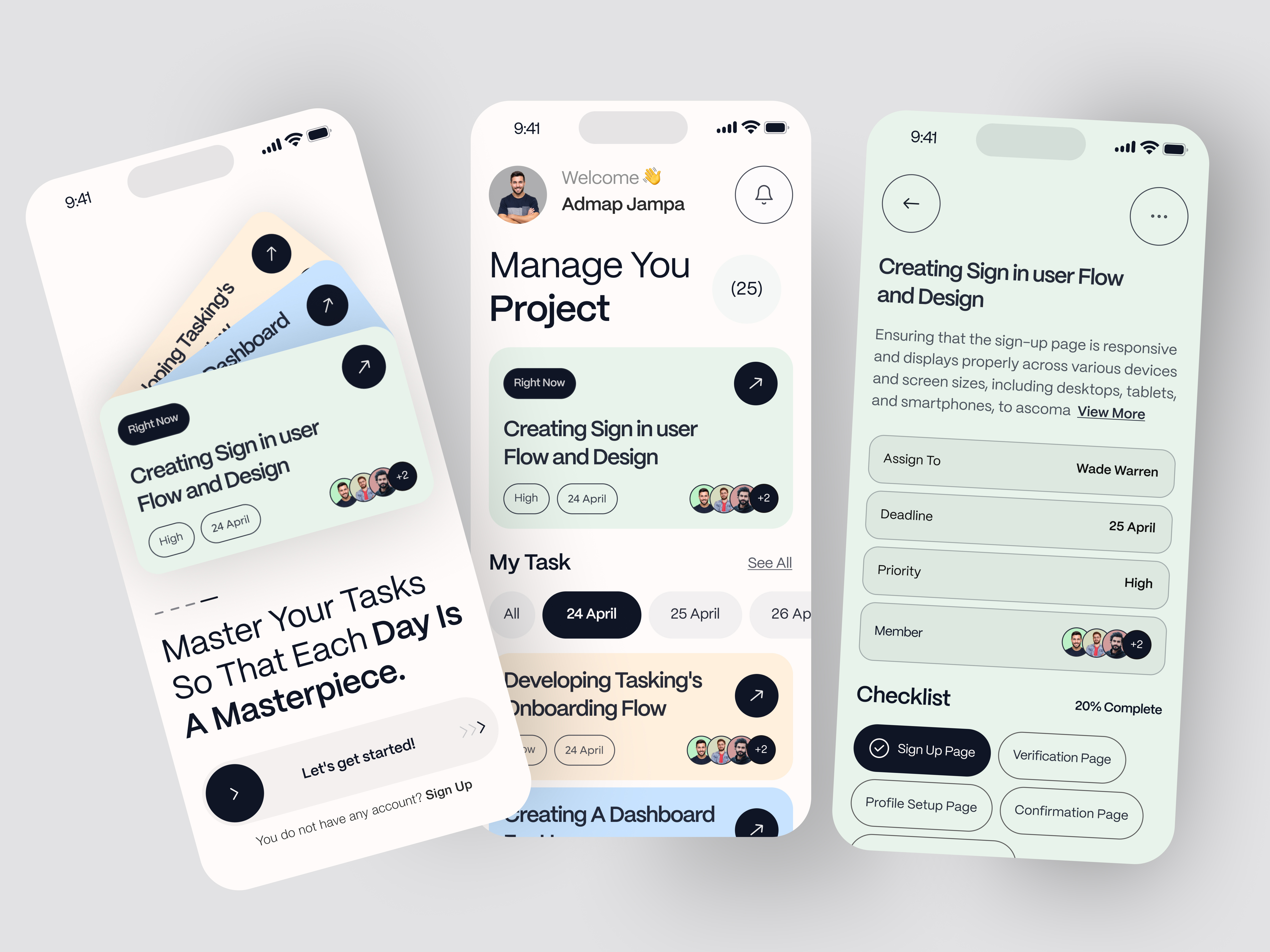Task Management Mobile App by Naimujjaman on Dribbble