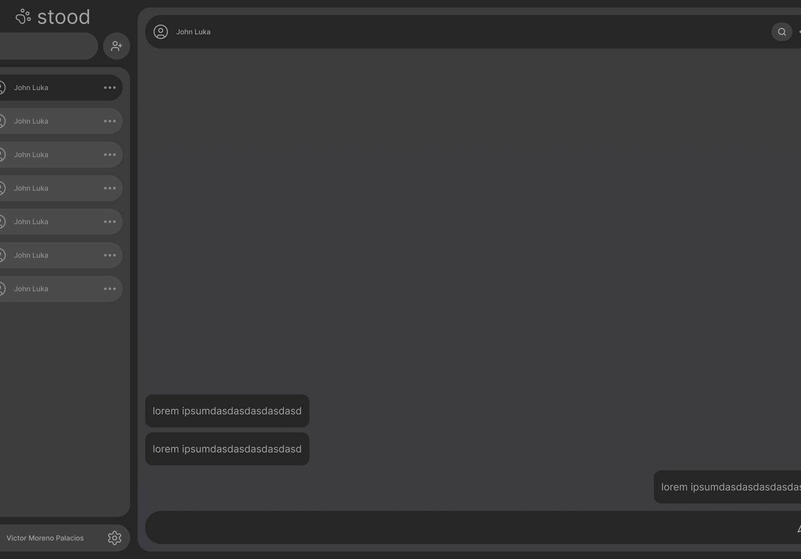 Stood Real Time Chat Ux Ui By Ian Noguez On Dribbble