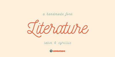 Literature - Elegant Script Font by Umka on Dribbble
