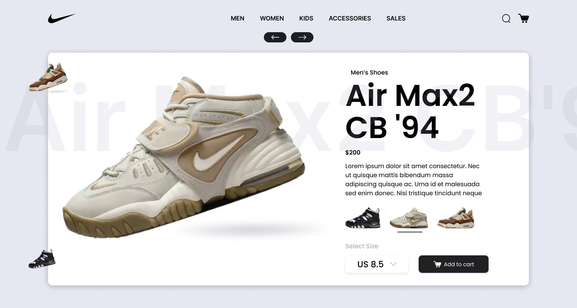 Nike Website🌐 Dashboard UI Design🎨 by IndyLogix Solutions on Dribbble