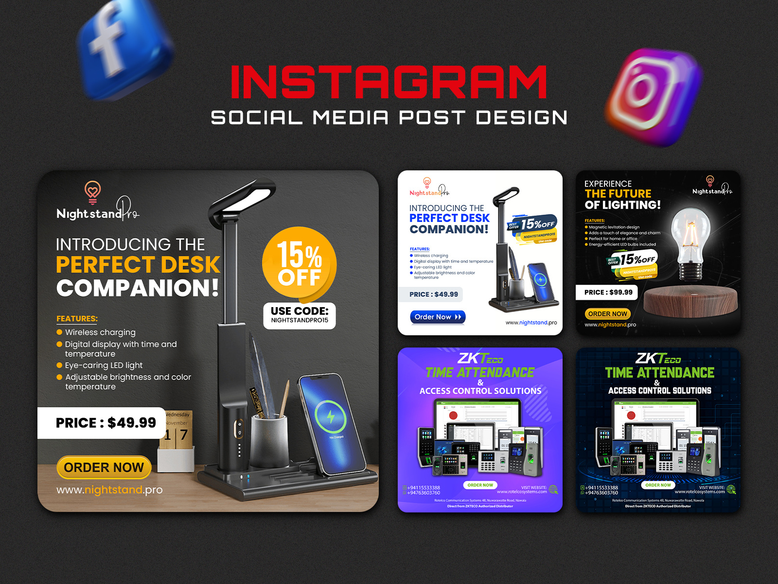 Instagram Social Media Design by MD. Abu Jafar on Dribbble