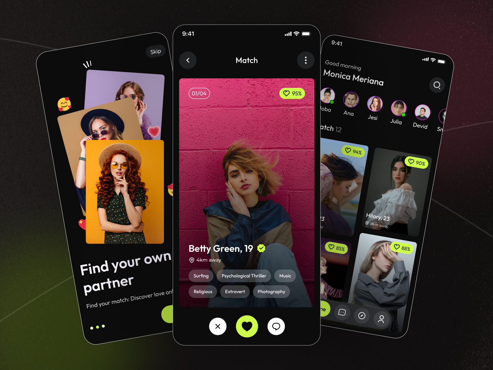 Dating Mobile App by ARC Digital Agency on Dribbble