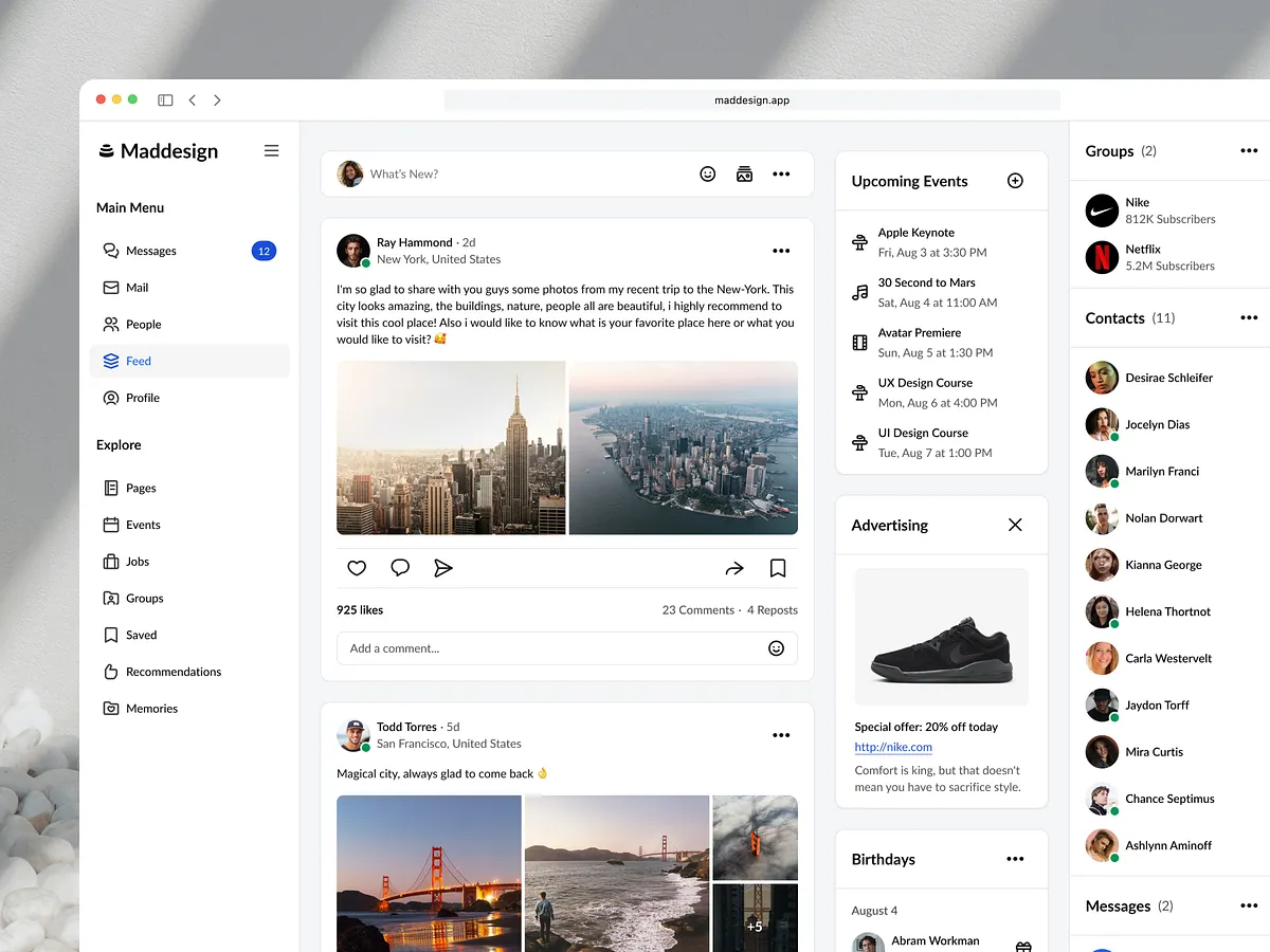 Browse thousands of Feed images for design inspiration | Dribbble