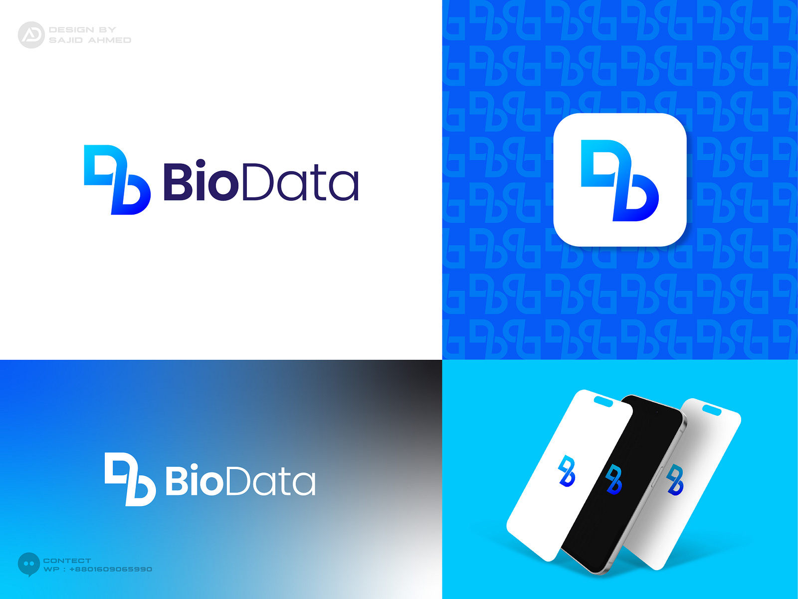 BioData, Startup, Modern, Tech, , Saas, Web3, Software, B+D logo by ...