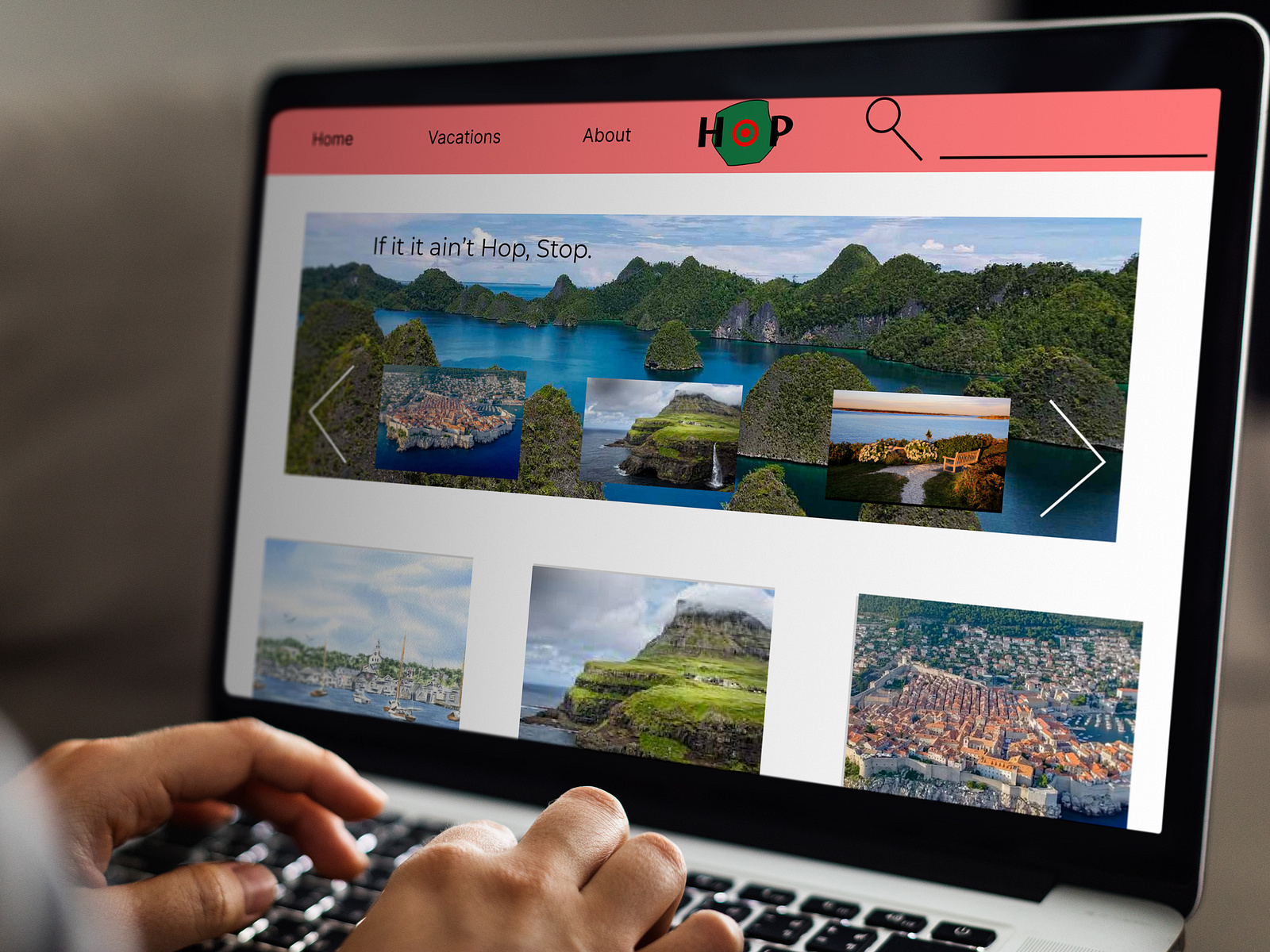 Island Hopper Website by Jacob Palumbo on Dribbble