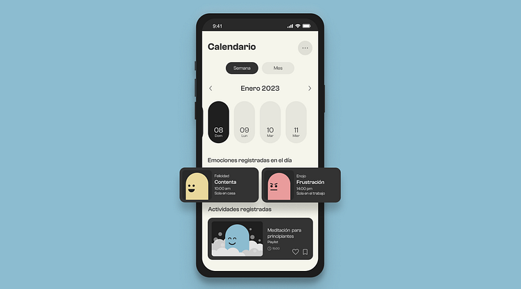 Emotion app by Adriana Toro on Dribbble