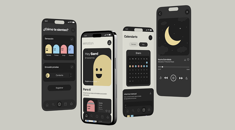 Emotion app by Adriana Toro on Dribbble