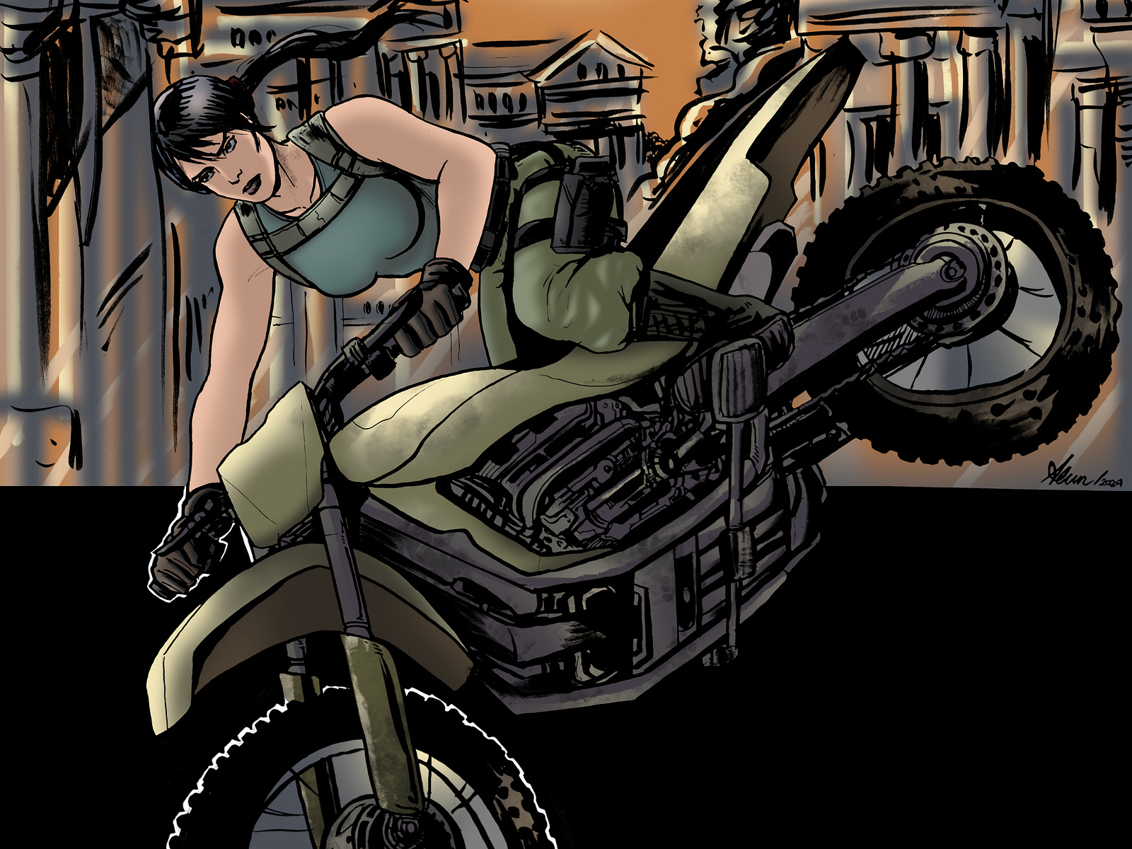 Tomb Raider in Action by 4l4n17 on Dribbble